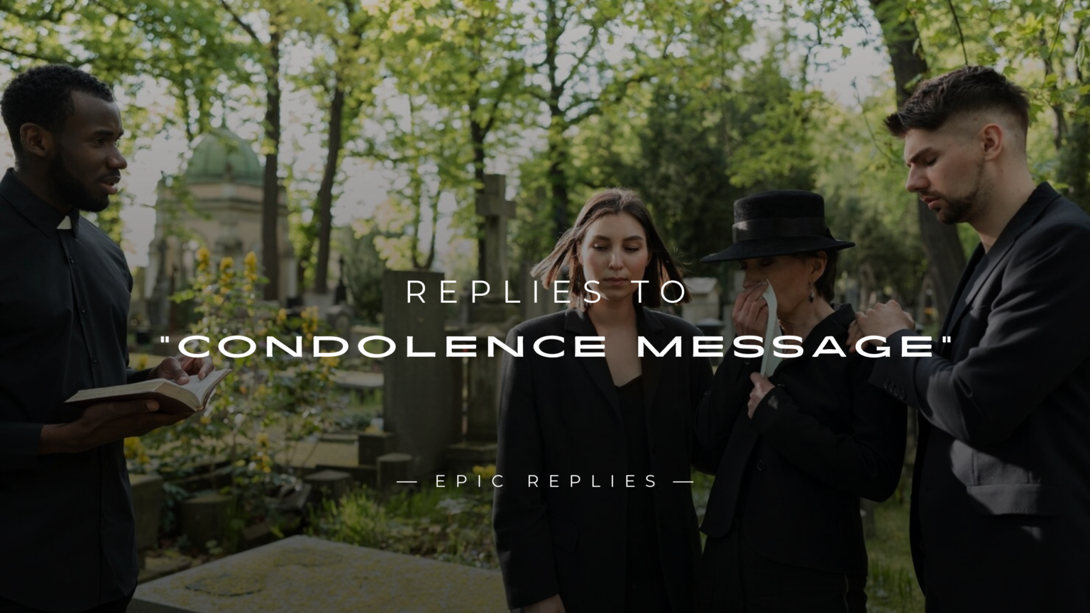 250+ Best Replies to "Condolence Message" Here's What