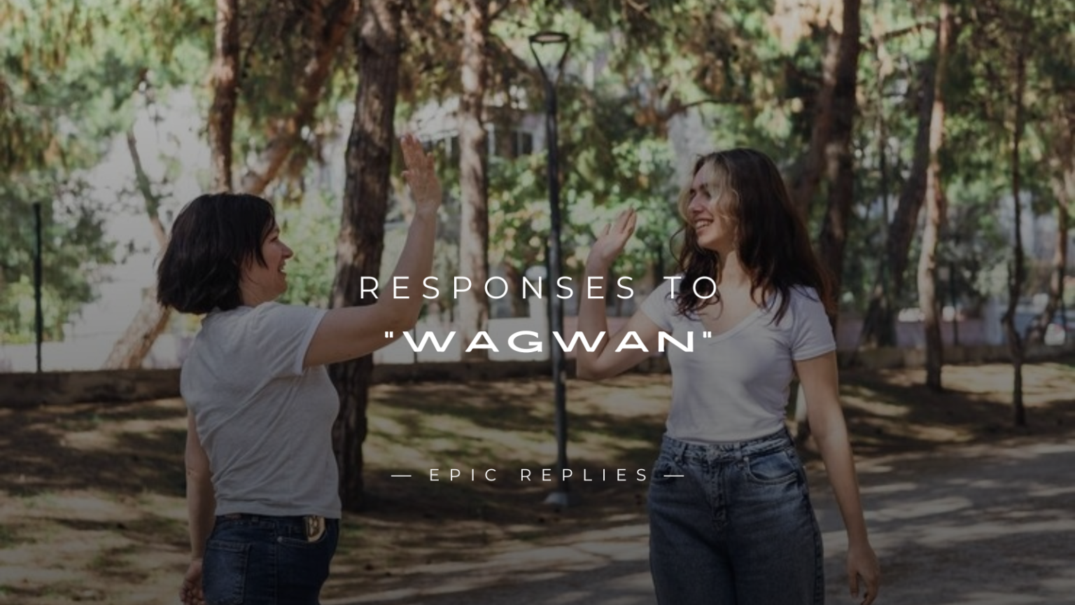 250+ Best Responses to "Wagwan" (Funny & Smart)